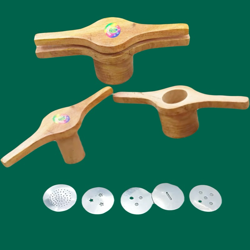 Solid Wood Murukku Maker Putu Mayam Maker Acuan Muruku Putu Mayam ...