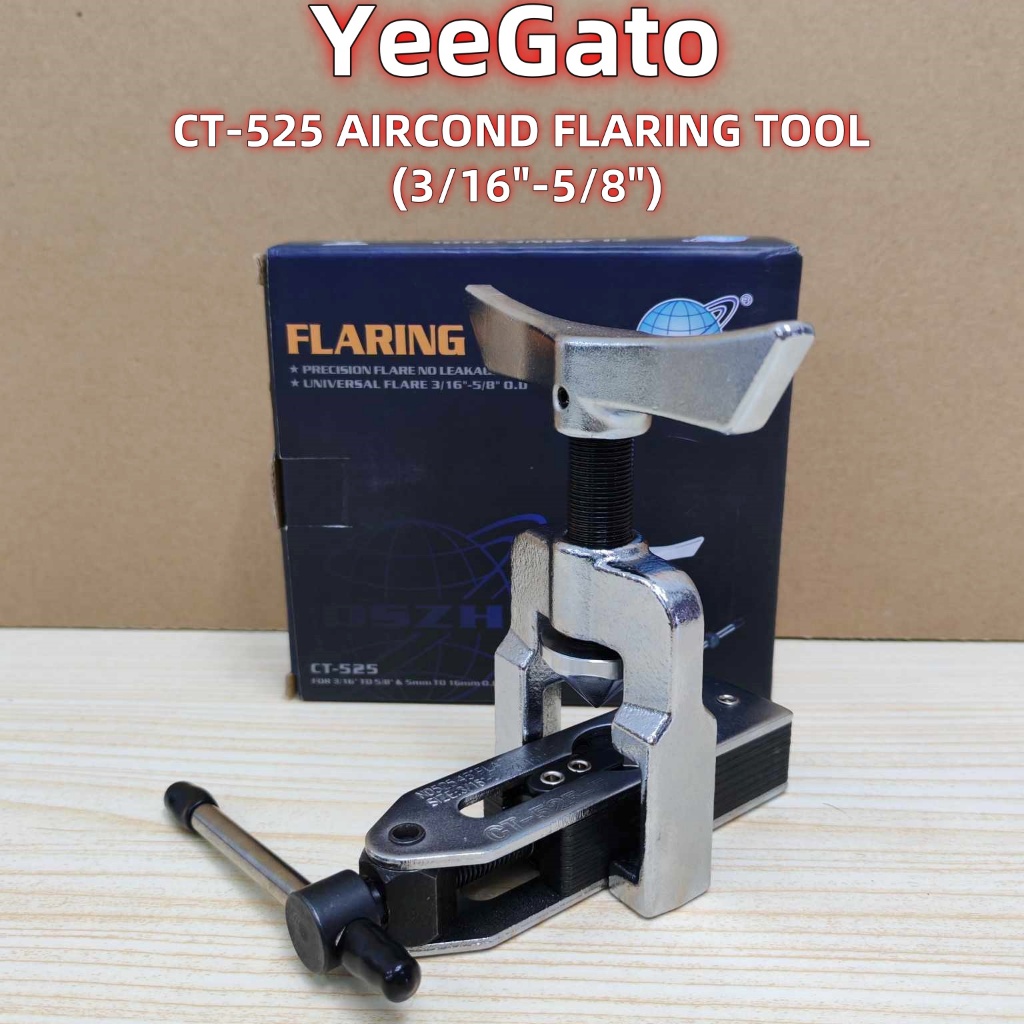 CT-525 [3/16~5/8]MULTI AIRCOND FLARING TOOLS COPPER PIPE FLARE NUT AND ...