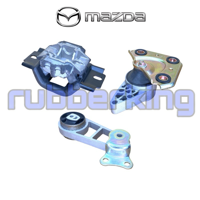 (3PCS) MAZDA-2 MAZDA2 OLD ENGINE MOUNTING SET (PREMIUM QUALITY ...
