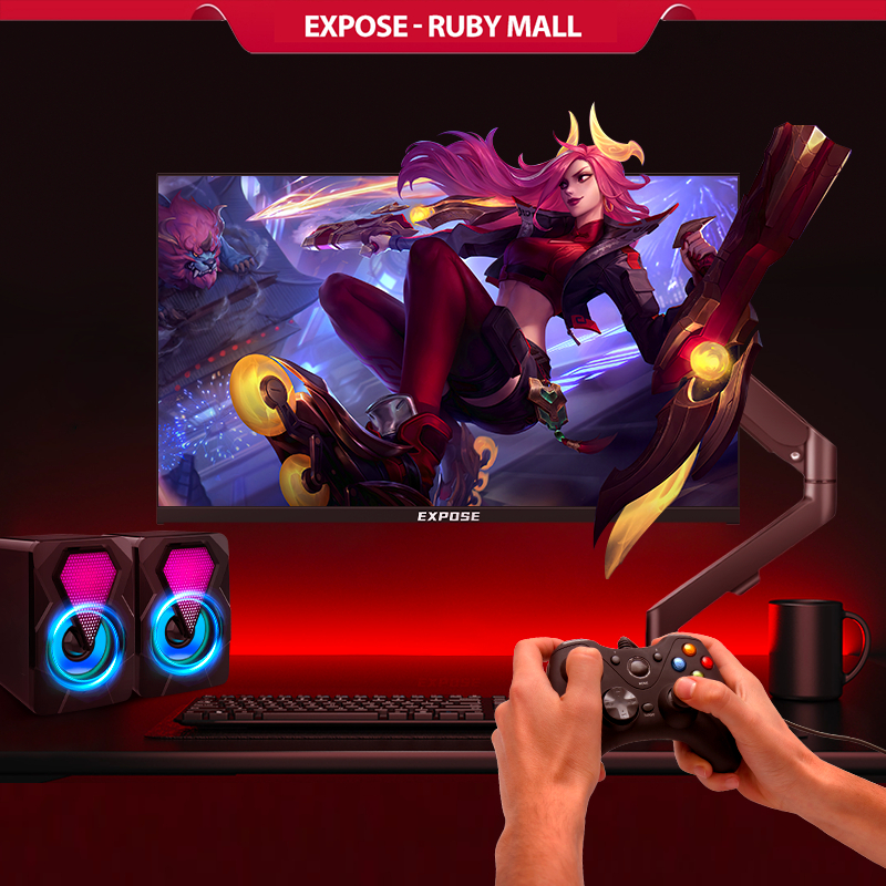 Monitor PC Gaming Full HD LED 75Hz Display Supports PS4/PS5/Xbox ...