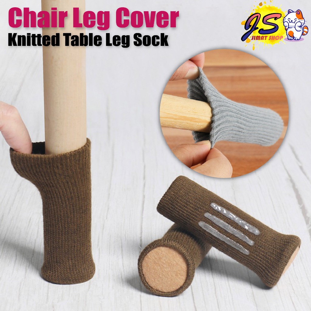 Chair Leg Cover Knitted Table Leg Sock Foot Pad Chair Leg Protector ...