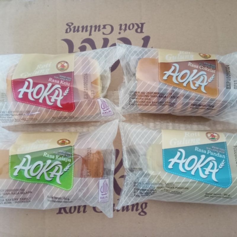 Roti Gulung Aoka 60g Berbagai Varian Rasa. | Shopee Malaysia