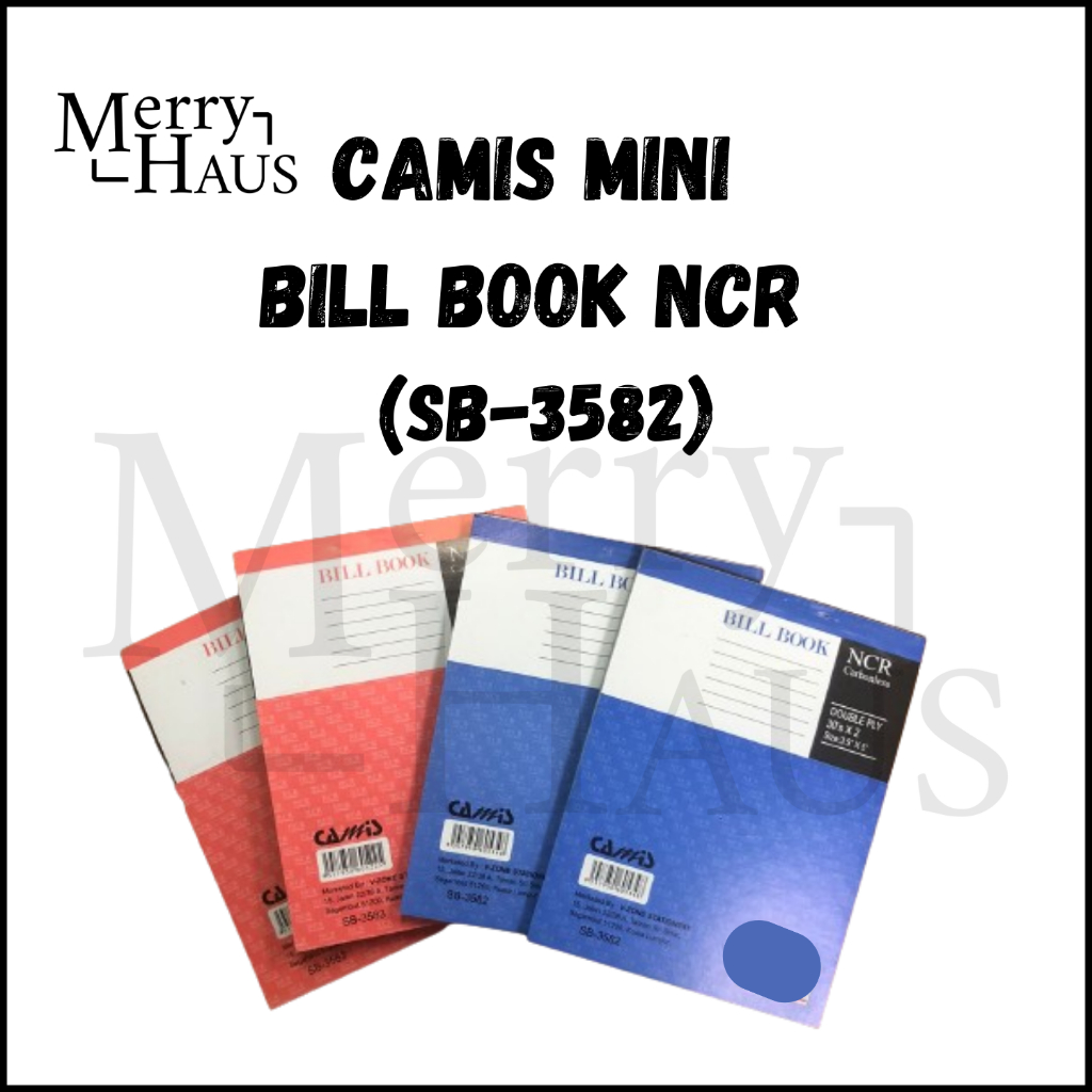 Camis Mini Bill Book NCR Camis Mini Bill Book NCR | Shopee Malaysia