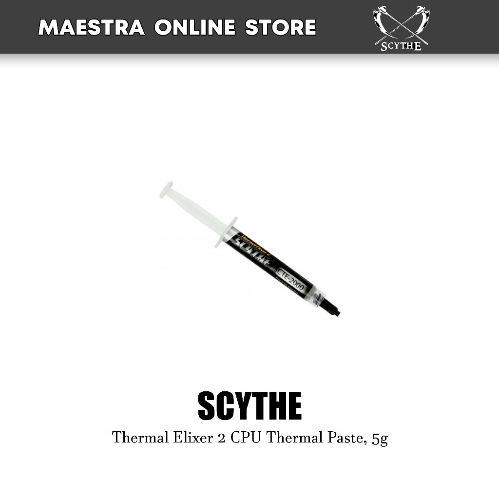 Scythe Thermal Elixer 2 CPU Thermal Paste, 5g | Shopee Malaysia