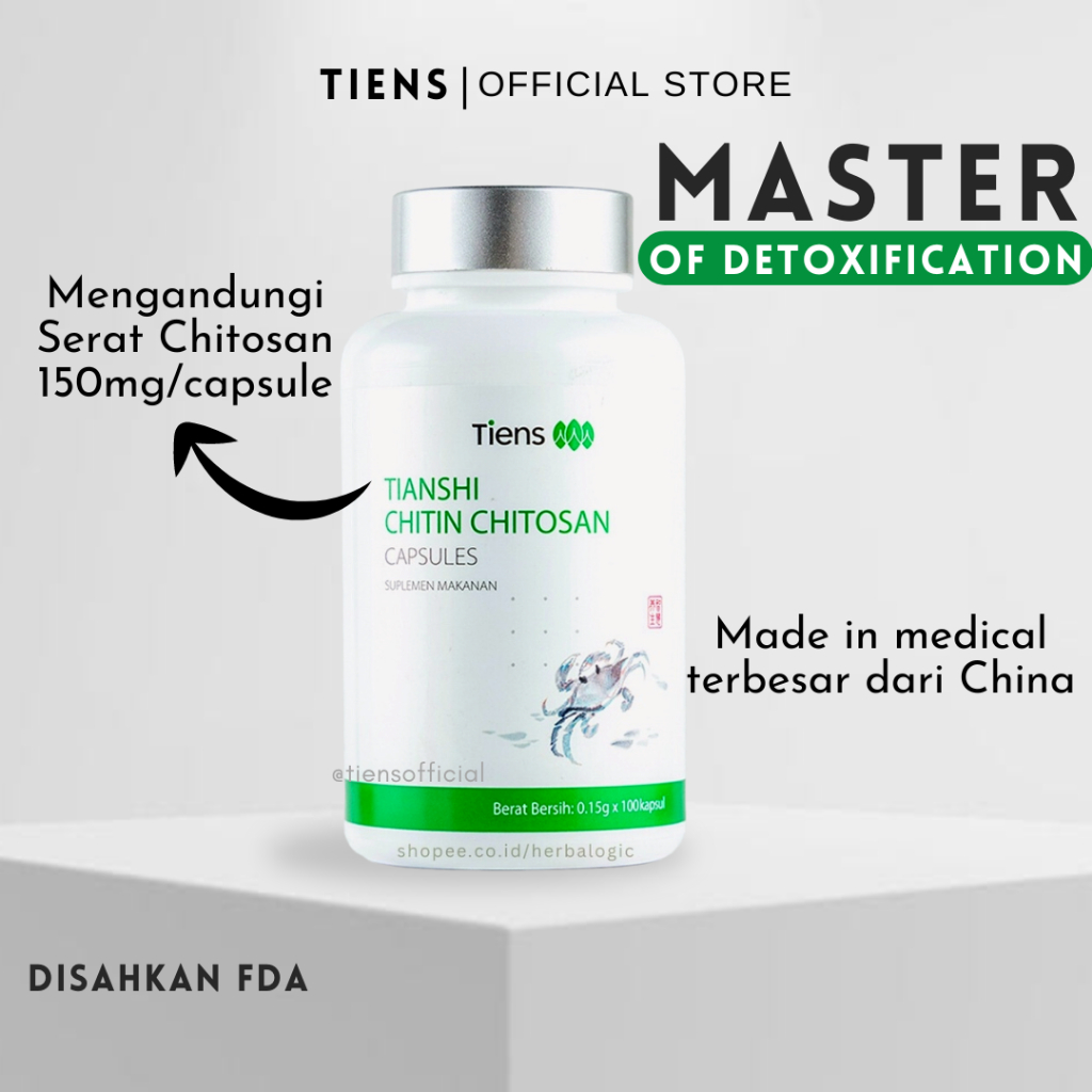 Citin chitosan tiens original master detoxification lancarkan ...