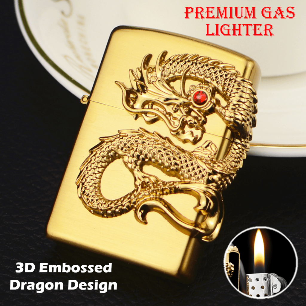 Premium Gas Lighter Refillable High Quality Metal Body Harley Davidson ...