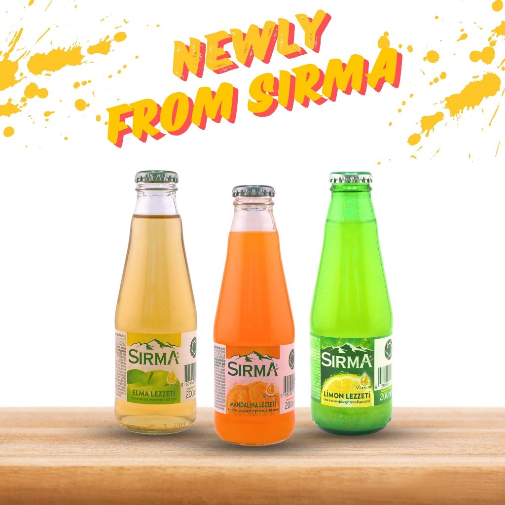 SIRMA Natural Mineral Rich Mineral Water [ Apple - Mandarin - Lemon ...