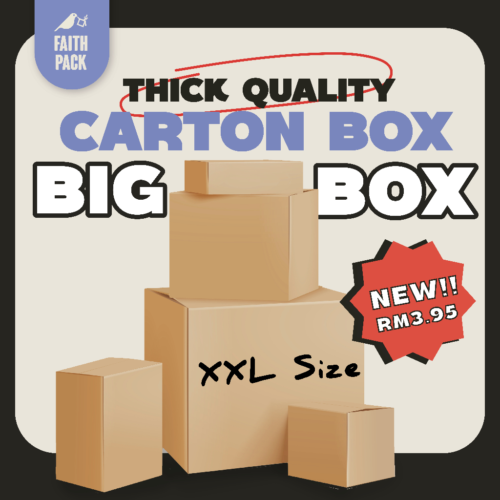 FAITH PACK Kotak Besar Big Carton Box Packaging Box Paper Box Big Box ...