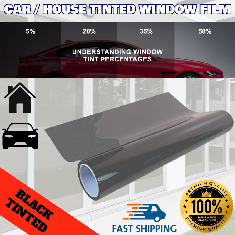 Tinted Kereta / Tinted Film Black Window / Car Tinted UV / Tinting Roll ...