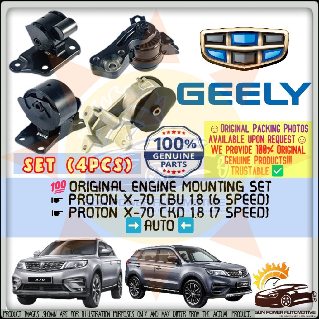 Proton X70 X-70 CBU CKD 1.8 6 / 7 SPEED AUTO 100% ORIGINAL GEELY ...