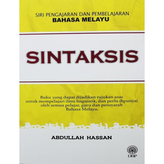SINTAKSIS - SIRI PENGAJARAN DAN PEMBELAJARAN BAHASA MELAYU - 9789834940874 | Shopee Malaysia