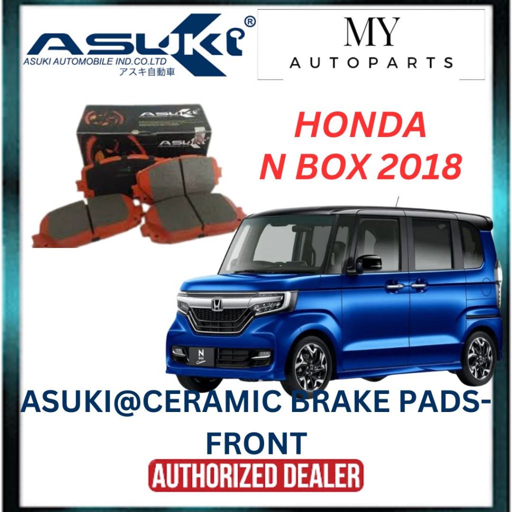 Honda N-Box 2018 N-Wagon 2014 JH1 JJ1 - ASUKI *Ceramic* Brake Pad ...