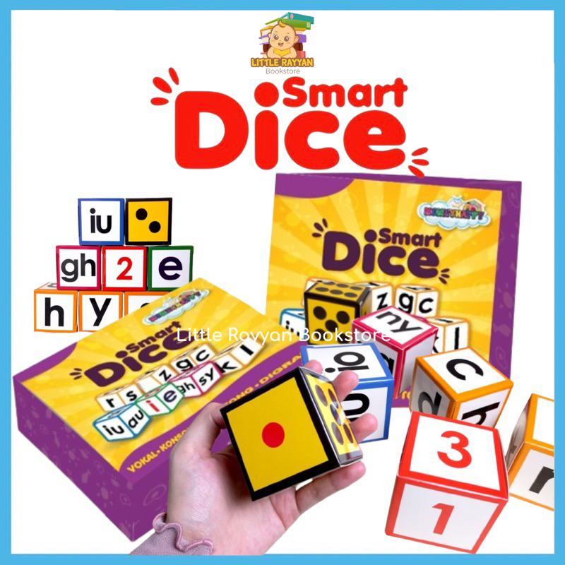 SMART DICE VOKAL | KONSONAN | DIGRAF | DIFTONG - alat bahan bantu ...