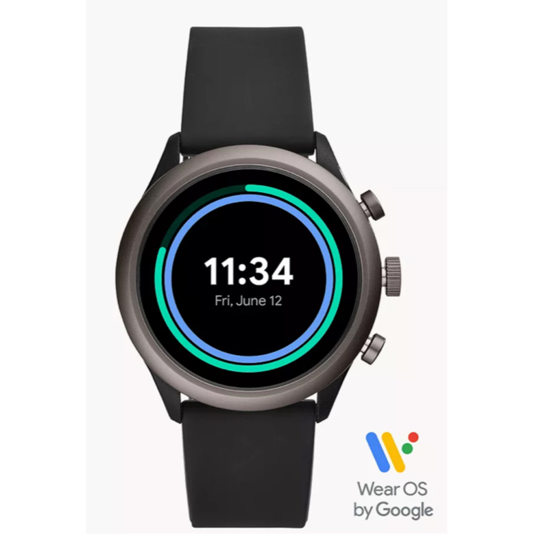 FOSSIL Sport Smartwatch Black Silicone FTW4019 [NEW AUTHENTIC GENUINE ...