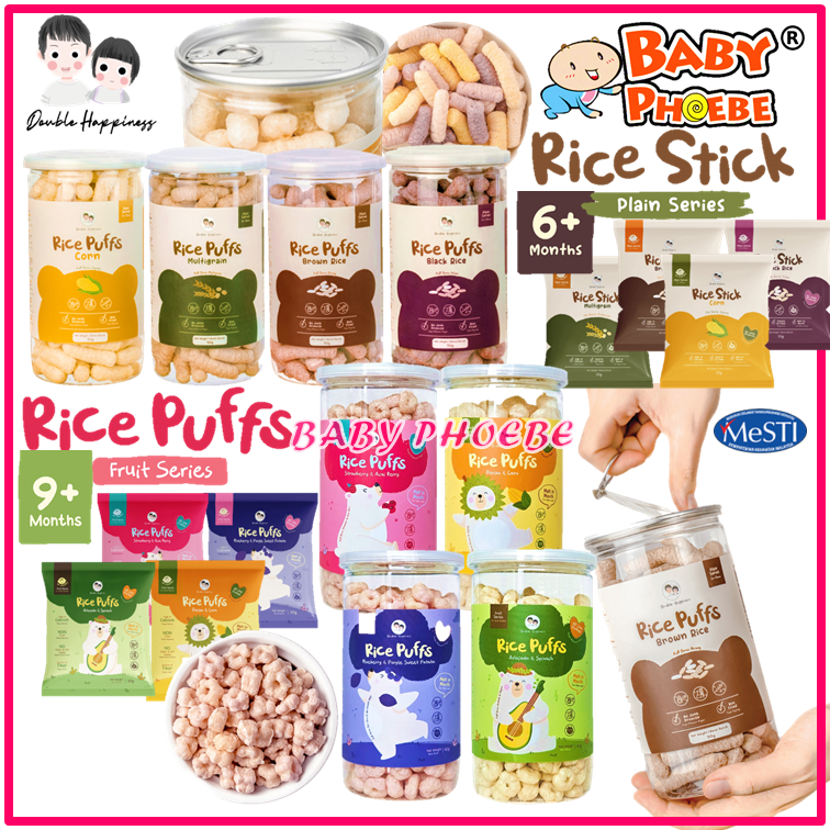 Double Happiness Baby Rice Puff / Rice Stick / Baby Food / Baby Snack ...