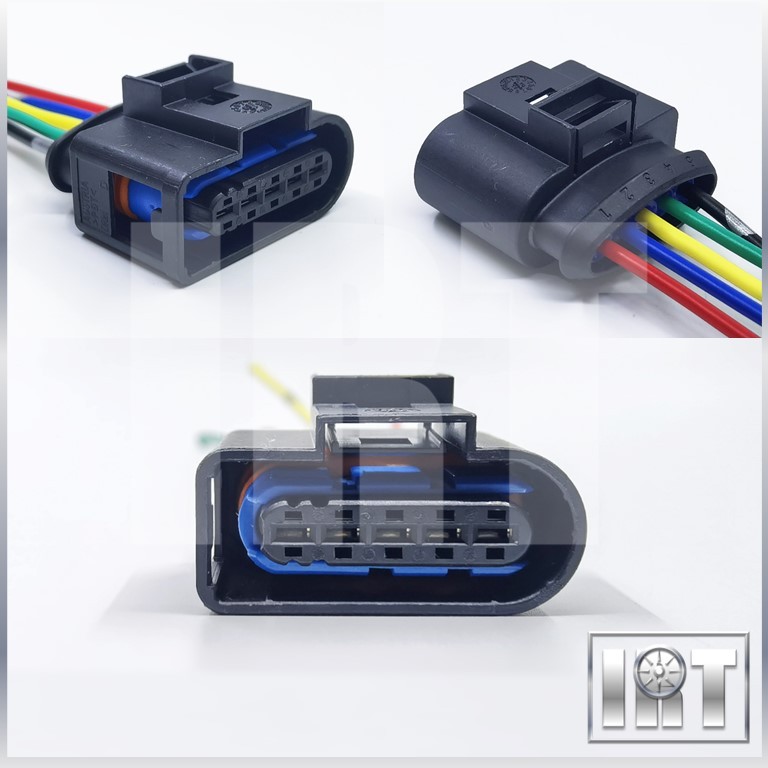 5 Pin Mass Air Flow MAF Sensor Socket VW Volkswagen Audi Connector ...