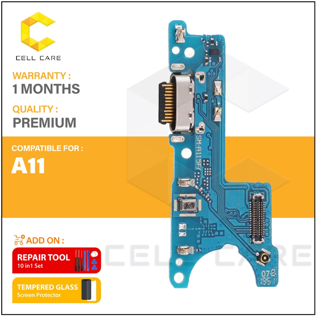 Charging Board USB Port Flex Cable Ribbon Compatible For SAMSUNG A11 ...