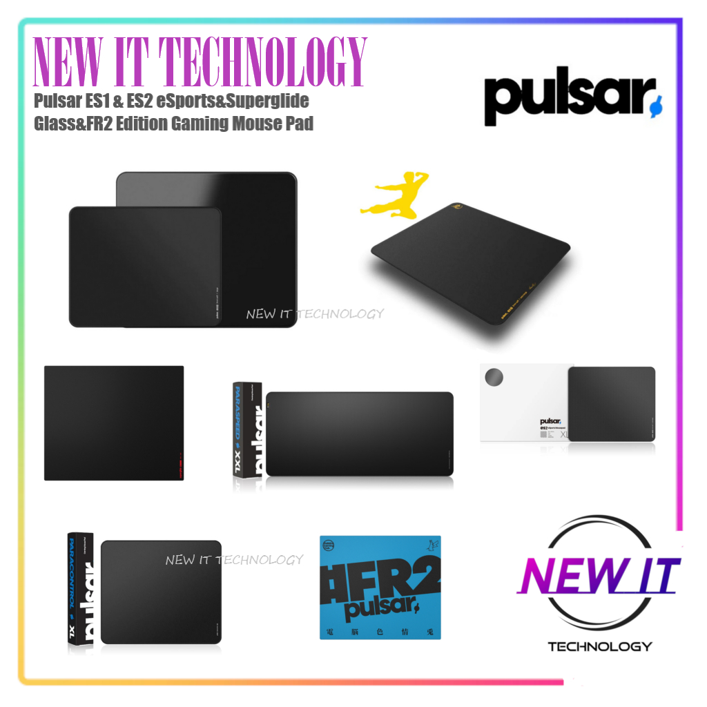 Pulsar ES1 & ES2 eSports&Superglide Glass&FR2 Edition Gaming Mouse Pad ...