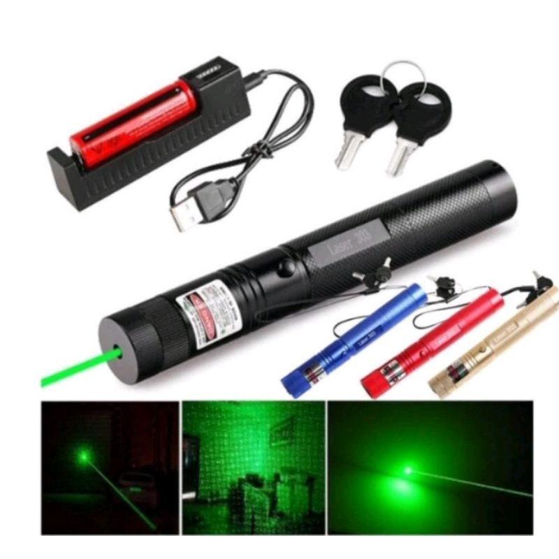 GREEN LASER Pointers 532nm 10000m High Power Laser 303 Lazer SD Burning Powerful blue laser ...