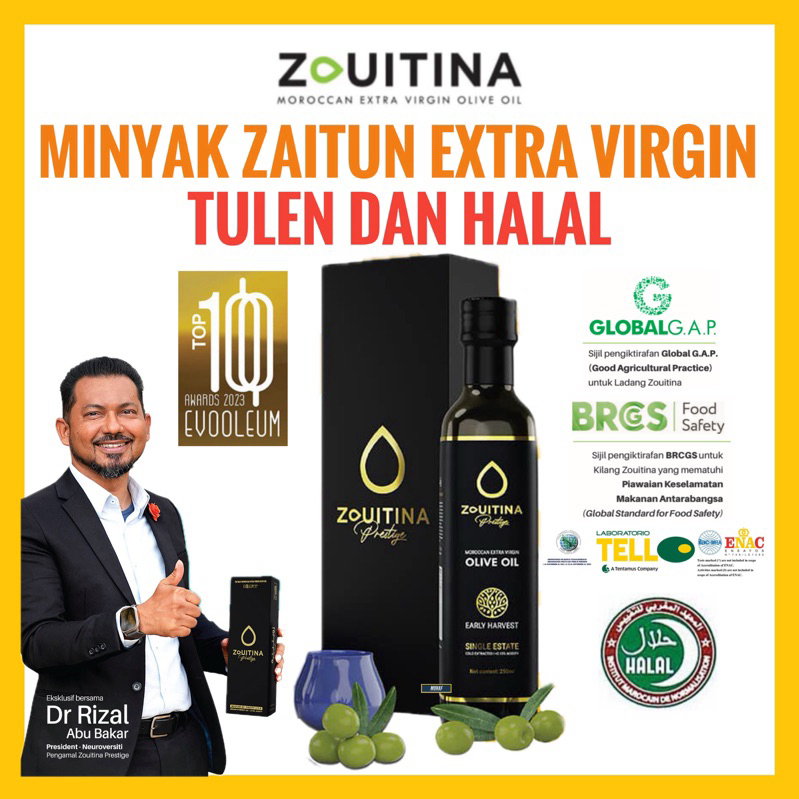 ZOUITINA Extra Virgin Olive Oil Minyak Zaitun Extra Virgin Tulen ...