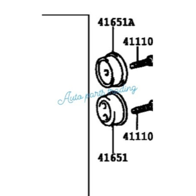 TOYOTA MARK II JZX90 JZX100 REAR AXLE DIFFERENTIAL MOUNTING BUSH ...