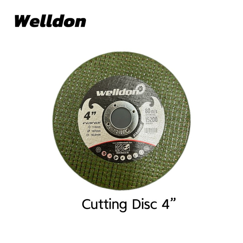 Welldon Cutting Disc 4” x 1.0mm (50pcs/box) | Shopee Malaysia