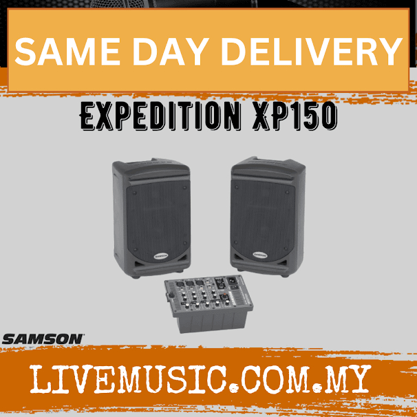 SAMSON EXPEDITION XP150 PORTABLE PA SYSTEM ( EXPEDITIONXP150 ...