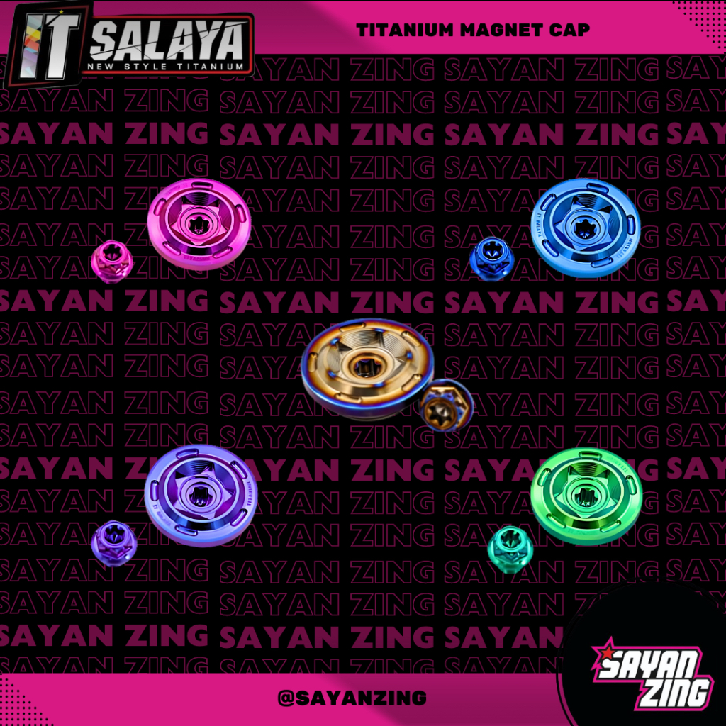 ITSALAYA TITANIUM MAGNET CAP XMAX | Shopee Malaysia
