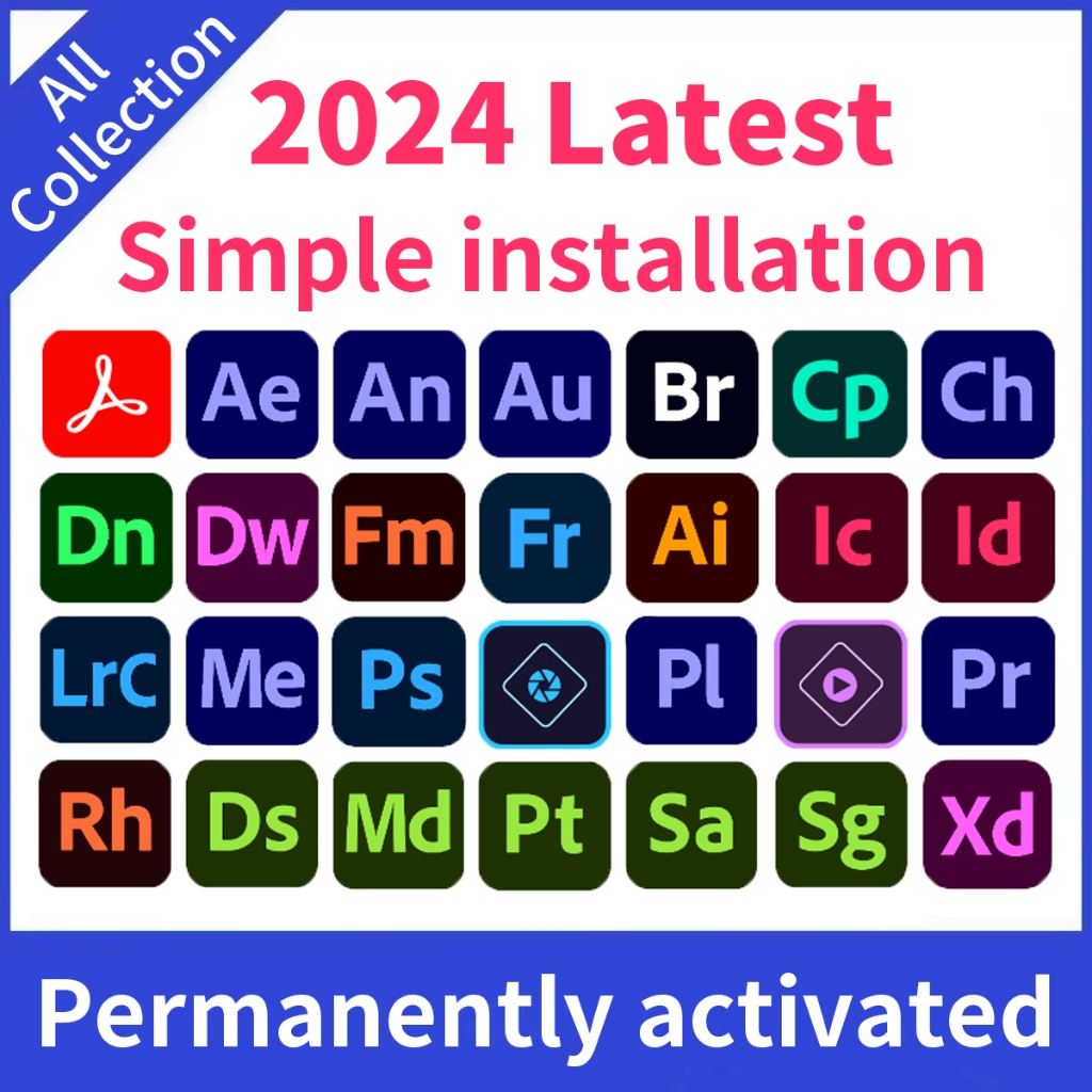 🔥Adobe 2024 Latest Version|[Windows]Illustrator|InDesign|Animate ...