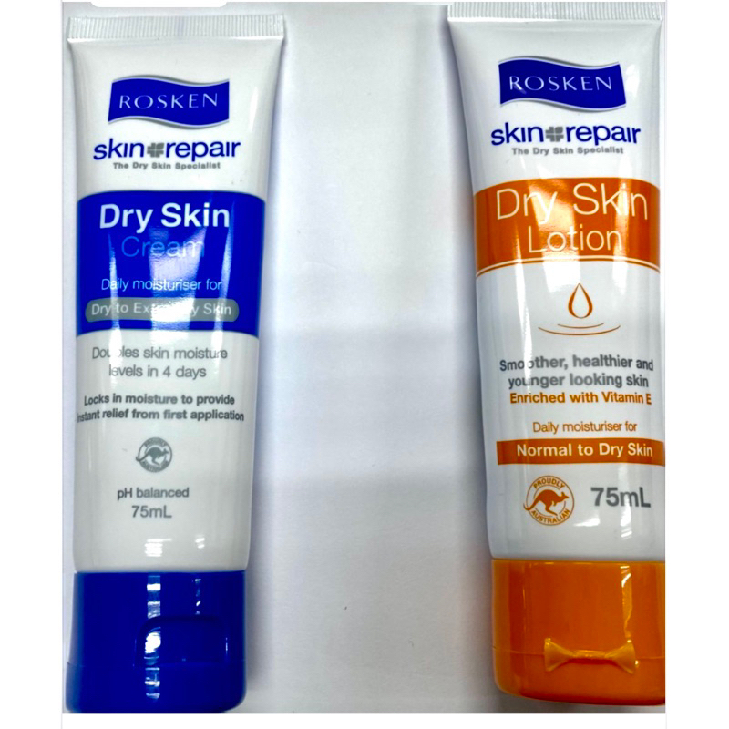 Rosken Skin Repair Dry Skin Cream/Lotion 75ml | Shopee Malaysia