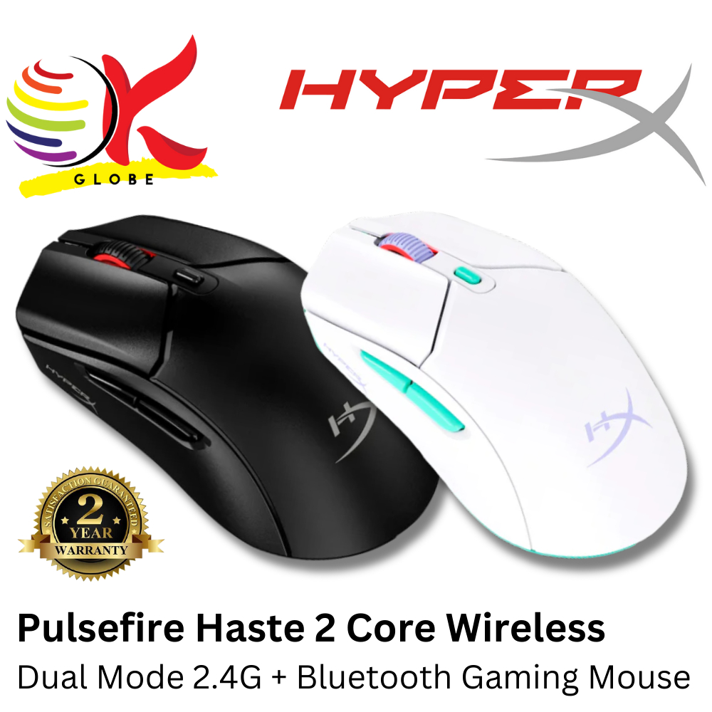 HYPER-X HYPERX PULSEFIRE HASTE 2 CORE WIRELESS GAMING MOUSE MICE WITH ...