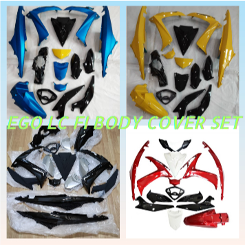 EGOLCFI YAMAHA BODY COVER SET EGO LC FI HLD - VPBM1+BLACK / RM7+BG ...