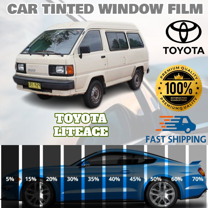 Tinted 2PLY UV99% Van / Tinted UV Toyota Liteace / Tint Liteace / Tint Van / Vinyl Tint/ Tinted ...