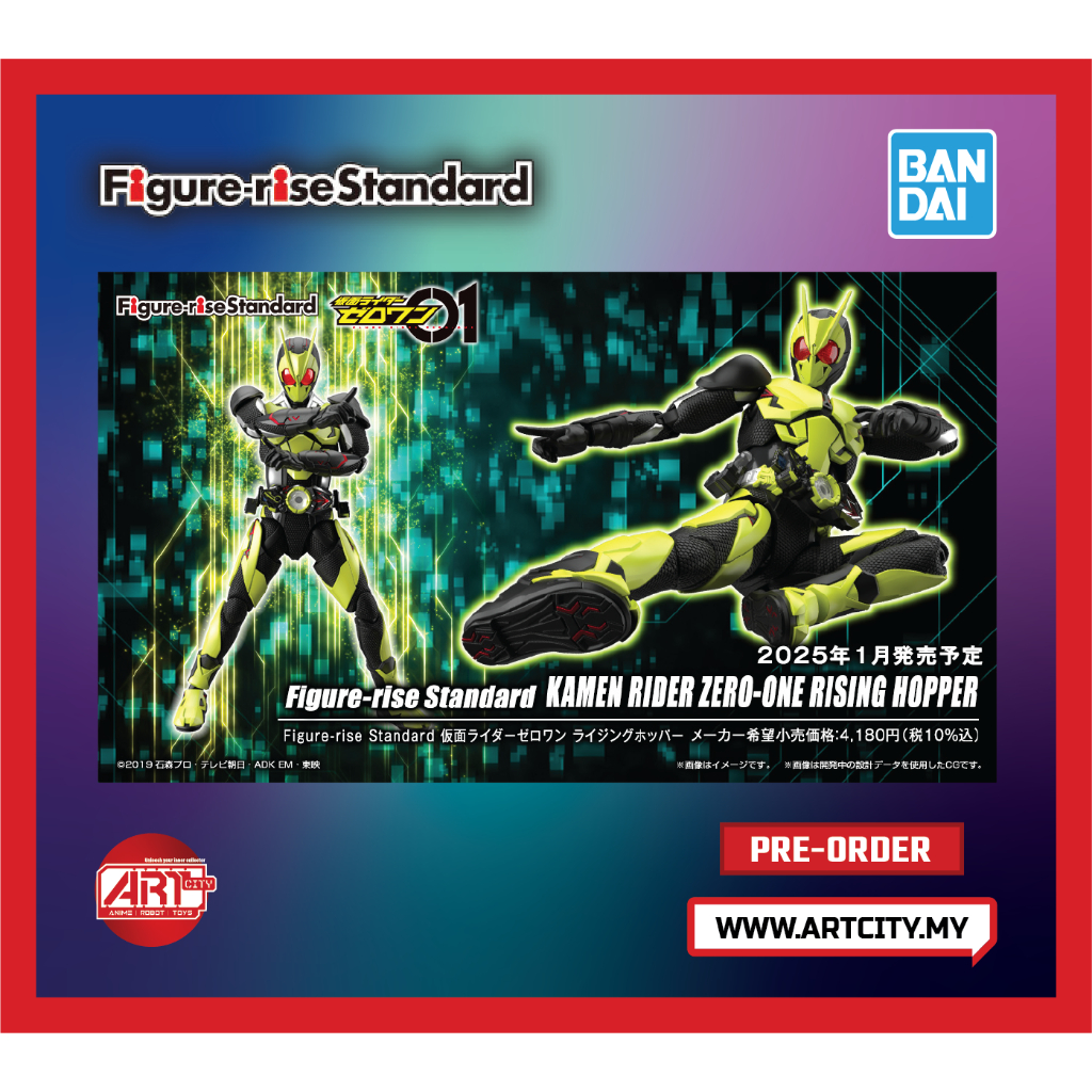 Bandai Figure Rise Standard - FRS Kamen Rider Zero One Rising Hopper ...