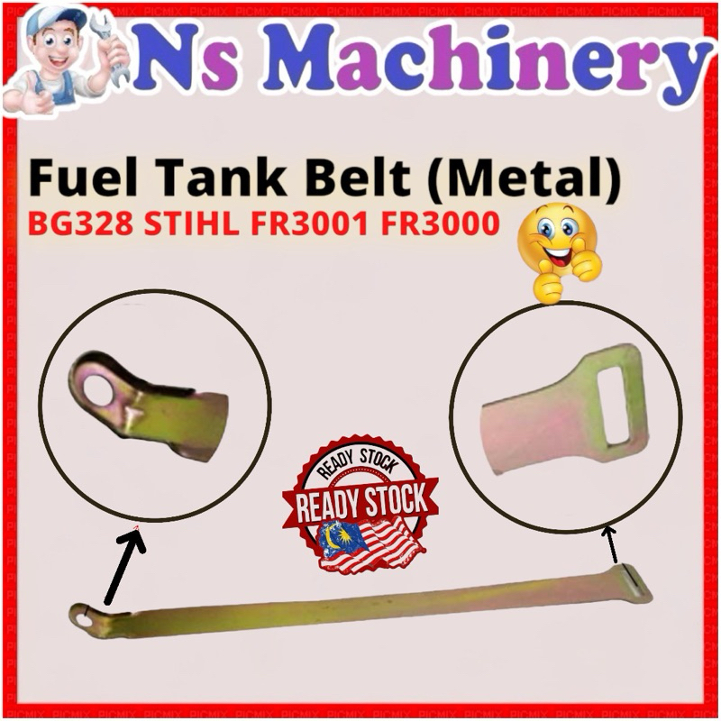 BG328 Fuel Tank Belt(Metal)Pengikat Tangki Minyak Mesin Remput STIHL ...