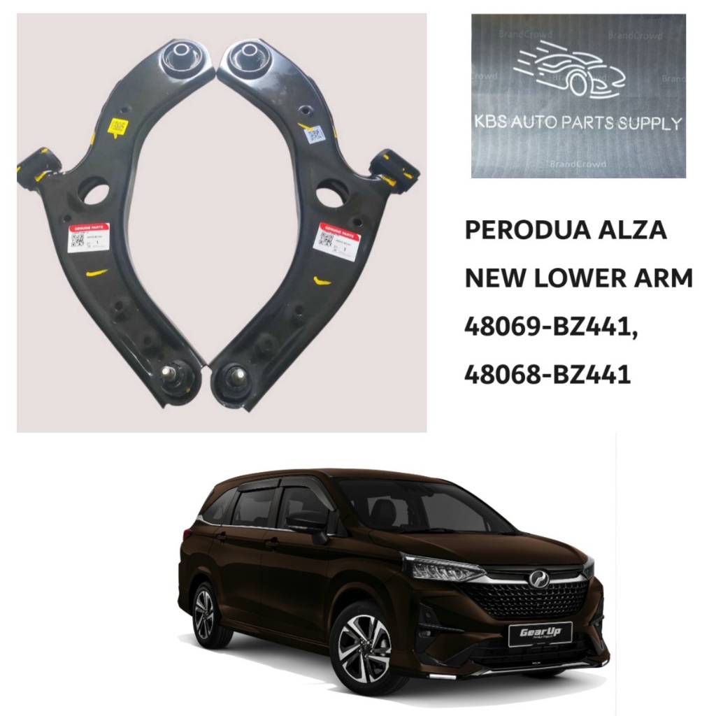 PERODUA ALZA NEW LOWER ARM 48069-BZ441, 48068-BZ441 | Shopee Malaysia