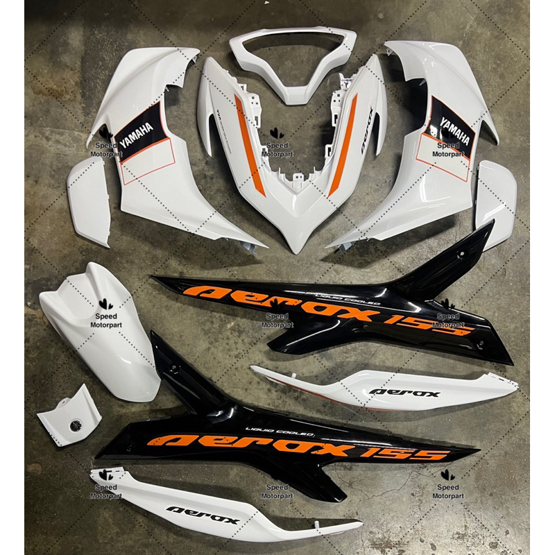 COVER SET NVX V2 AEROX OREN YAMAHA STICKER CUSTOM | Shopee Malaysia