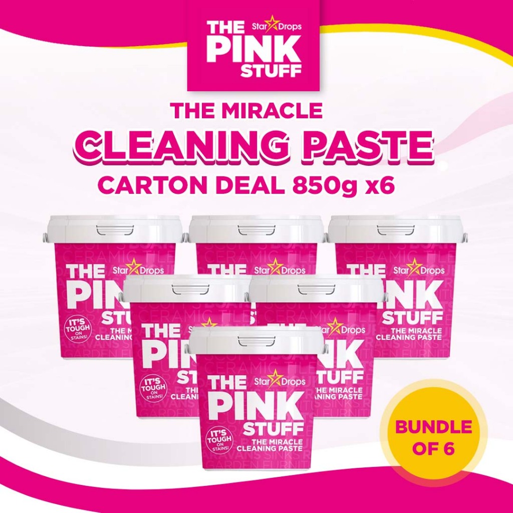 The Pink Stuff The Miracle Cleaning Paste (850g x6) CARTON DEAL ...
