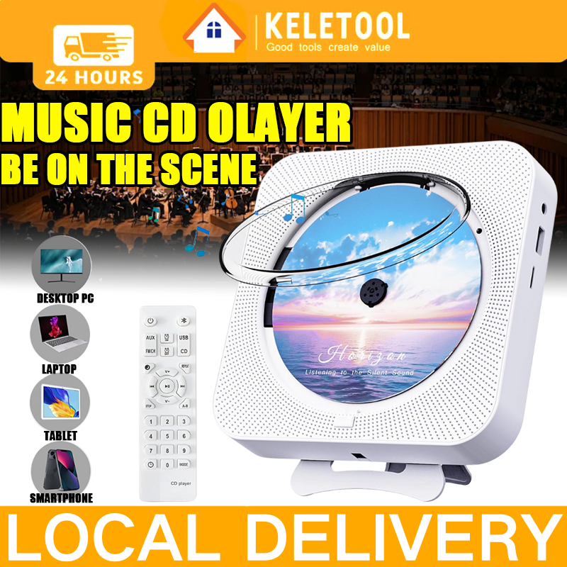 Wall Mounted CD Player DVD Player Learn English MP3 Player Repeater CD ...