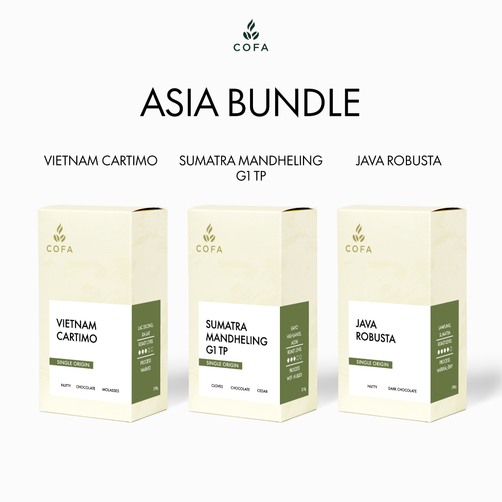 COFA Asia Set Coffee Beans Bundle Set (3 x 250g) | Shopee Malaysia
