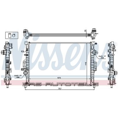 Nissens Denmark Volvo S80 V70 XC60 S60 V60 XC70 V40 Automatic ...