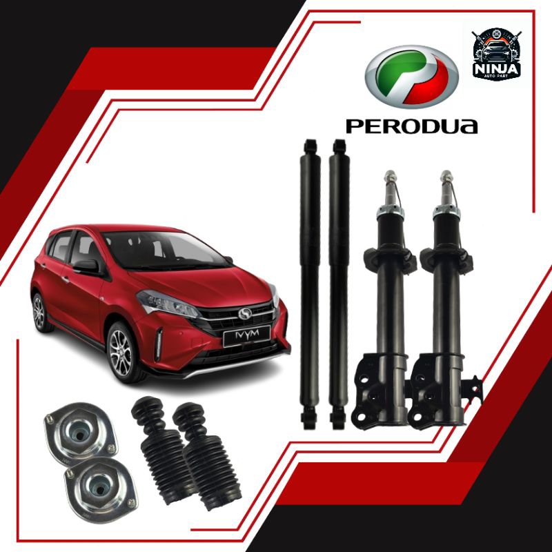 Original Perodua Myvi new/gen3 FRONT DEPAN, REAR BELAKANG ABSORBER GAS ...