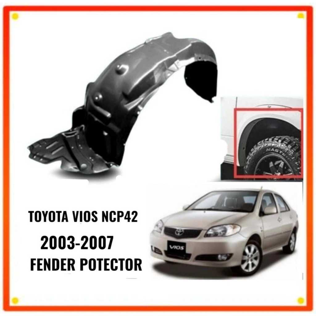TOYOTA VIOS NCP42 2003 YEAR FRIST OLD MODEL FENDER PROTECTOR LINER ...