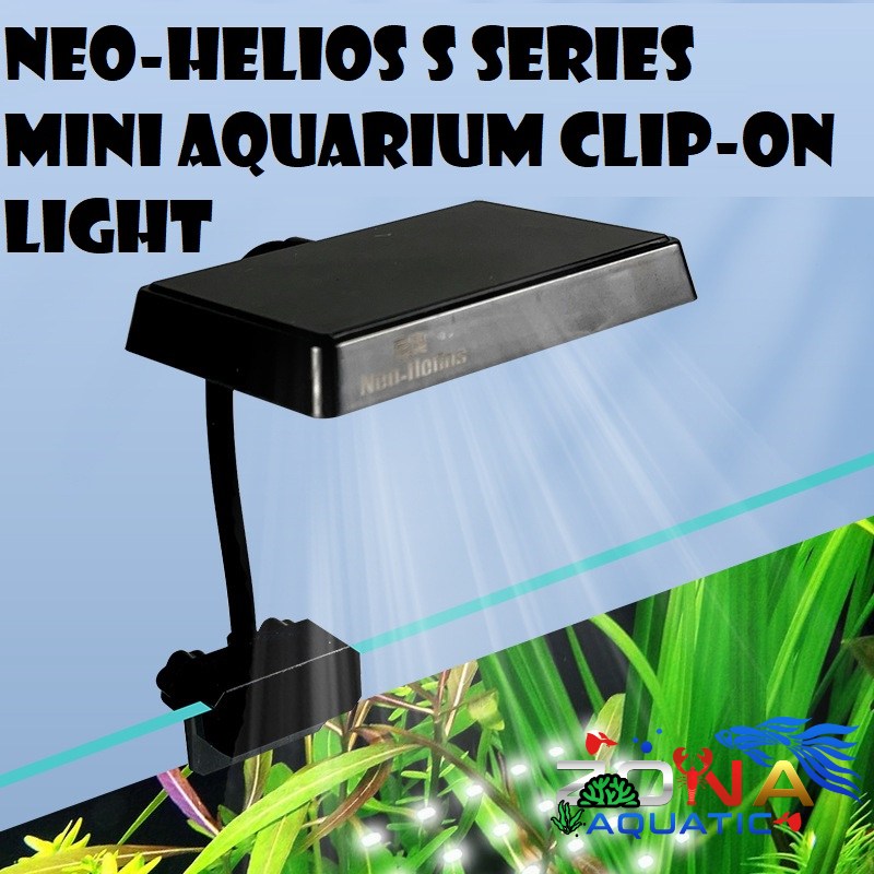 READY STOCK | NEO-HELIOS | S3 | MINI NANO AQUARIUM CLIP-ON RGB LIGHT ...