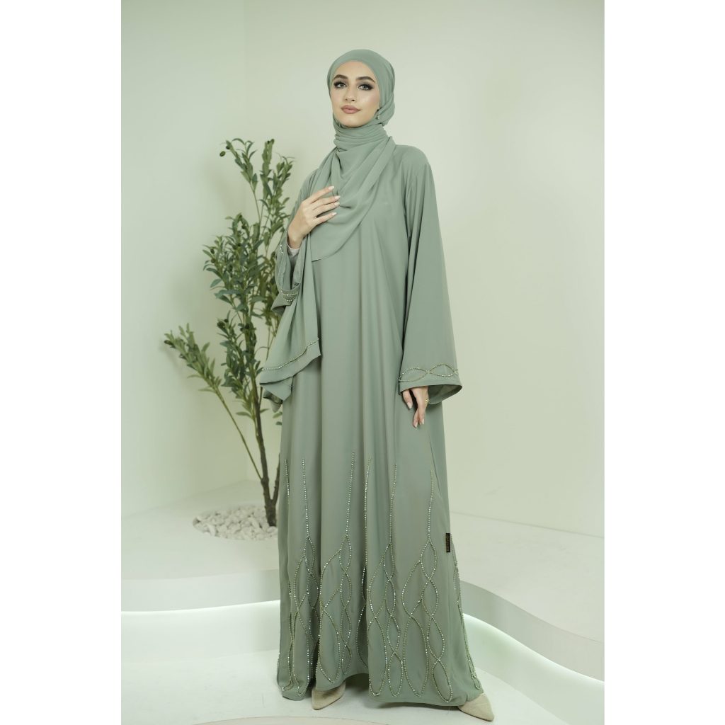 Madeeha Abaya. Premium Abaya using Nida Material with Shining Beads ...