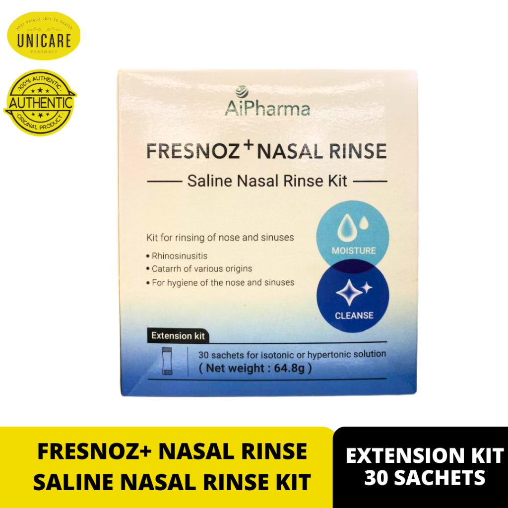 AIPHARMA FRESNOZ+ NASAL RINSE SALINE NASAL RINSE EXTENSION KIT 30 ...