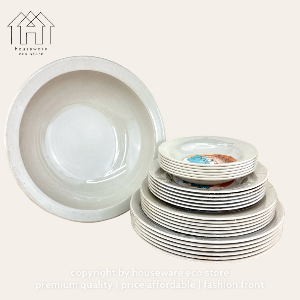 Plastic Plate Bowl | Dish Disc | Food Plate Buffet Deep Plate 餐具 盘子 ...