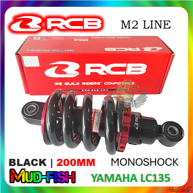 RCB M2 LINE ADJUSTABLE MONOSHOCK / ABSORBER FOR YAMAHA LC135 V1 ~ V8 ...