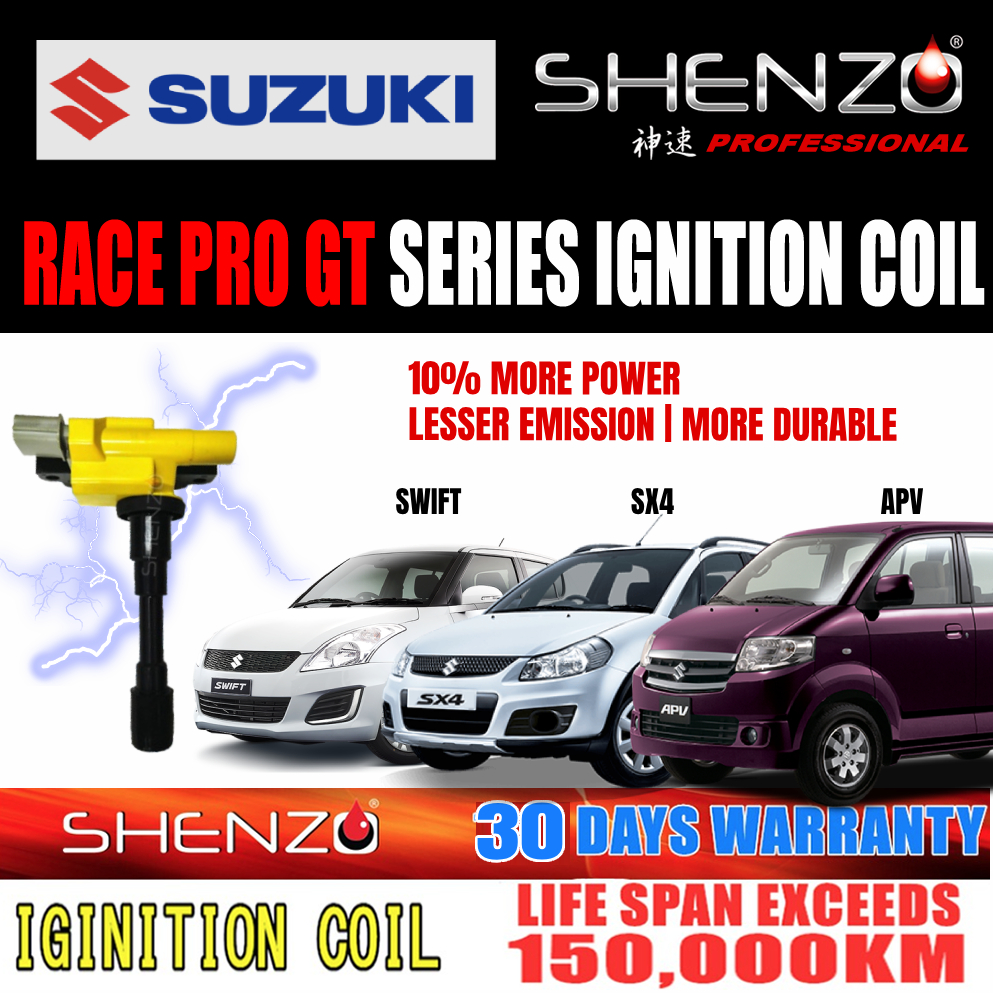 Suzuki Swift ZC Racing Ignition Plug Coil 33400-65G01 Made in Japan for ...