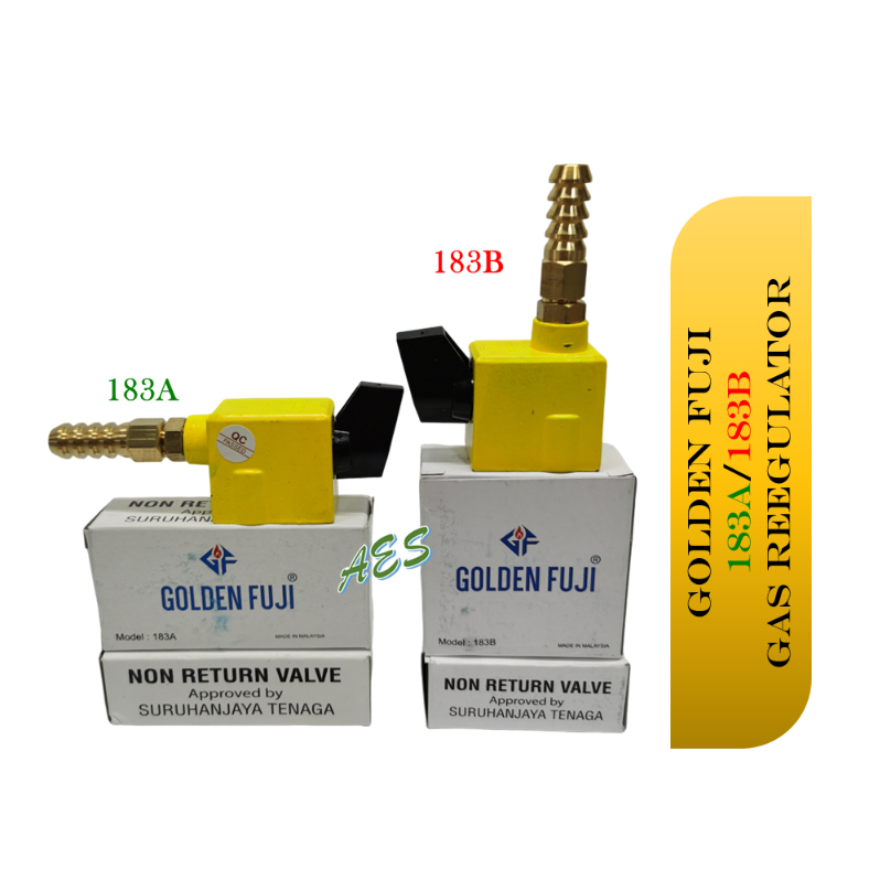 Golden Fuji High Pressure Gas Regulator 183A/183B Unreduced Pressure ...